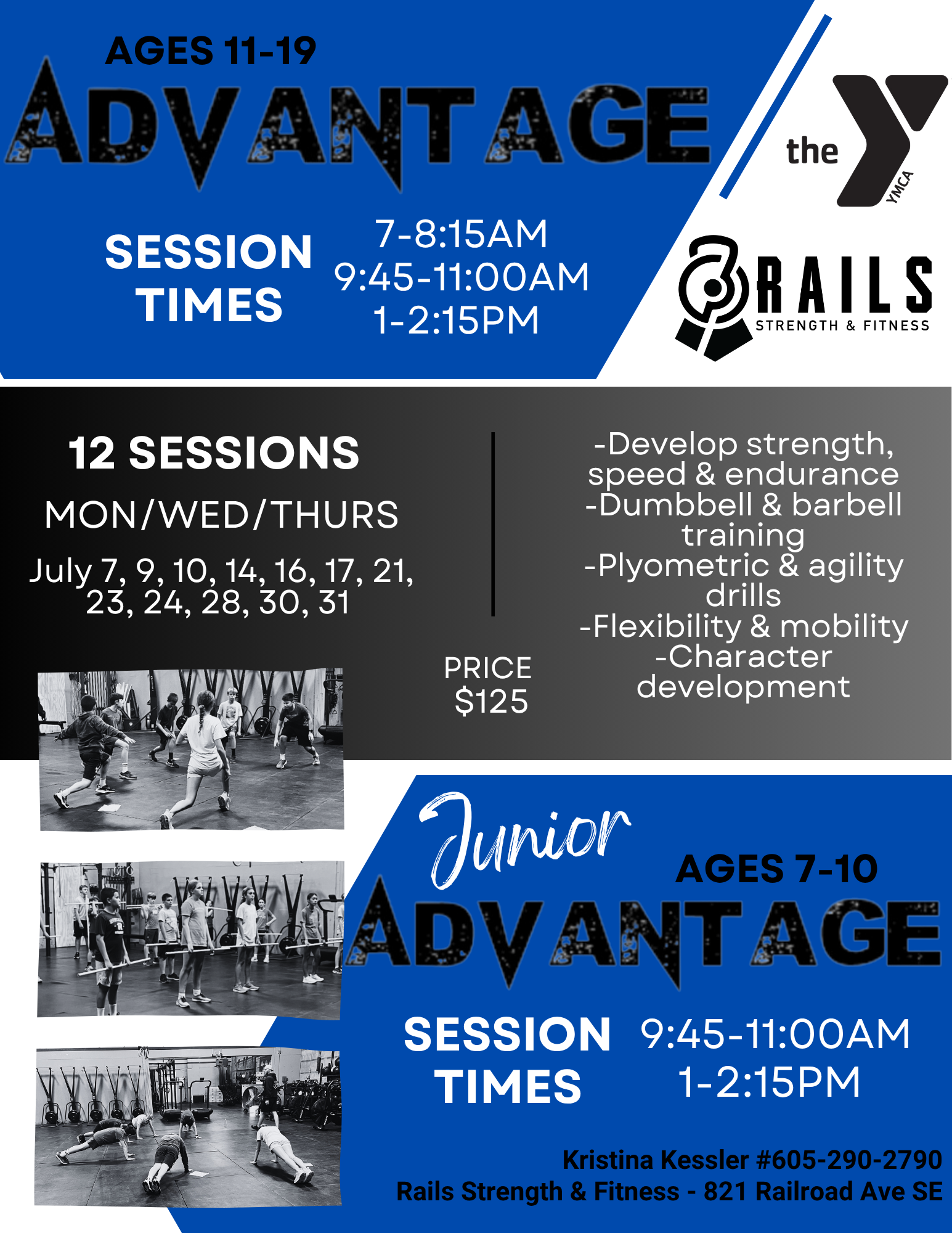 Advantage/Junior Advantage – Rails Strength & Fitness